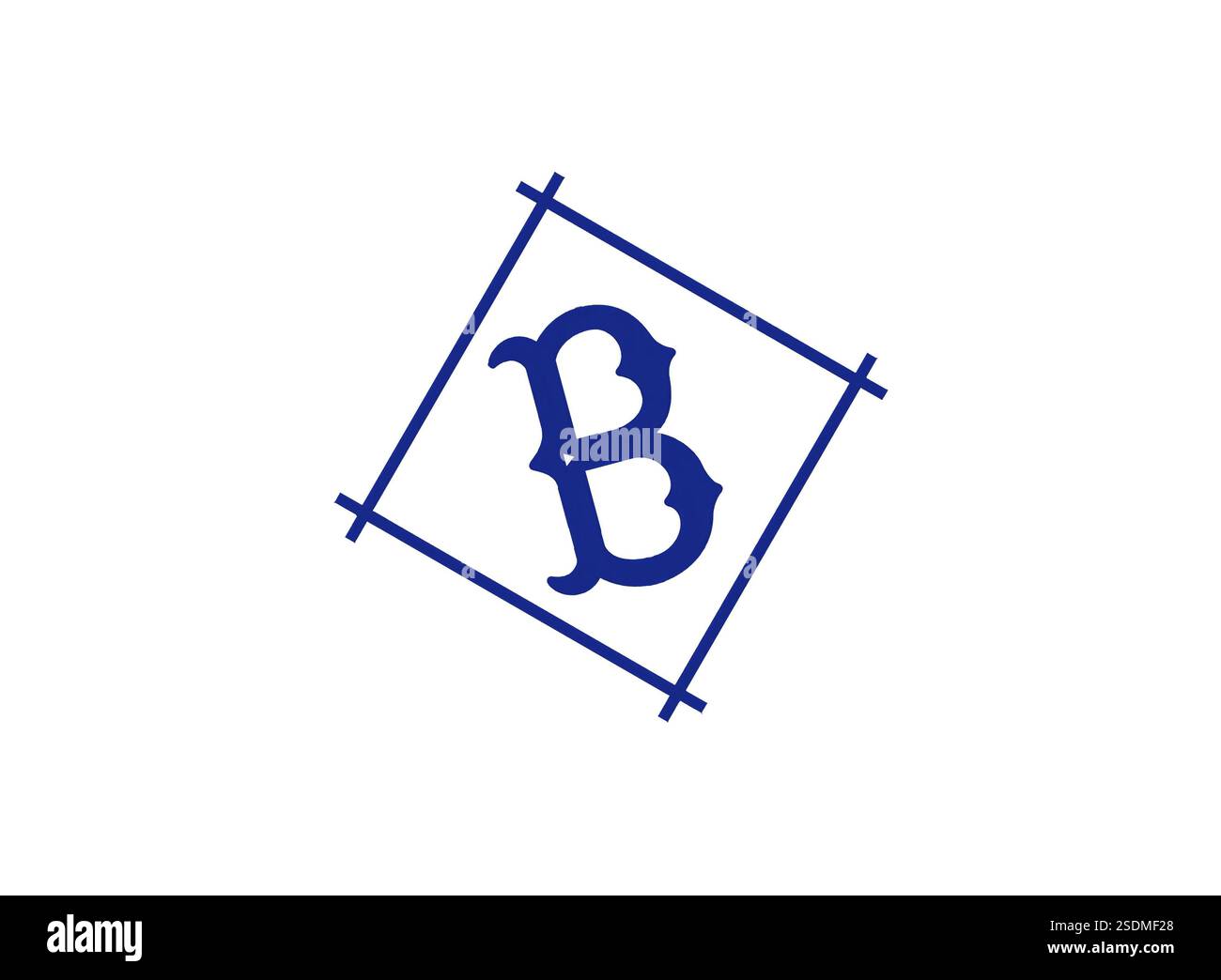 Rotated to left, Brooklyn Trolley Dodgers Logo 1911, Baseball, Old Logo ...