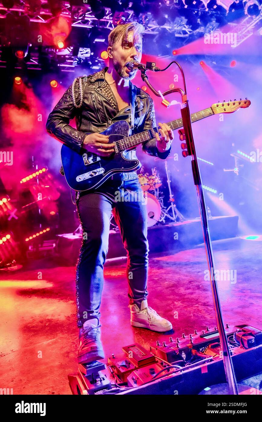 Royal Republic live on stage Stock Photo - Alamy