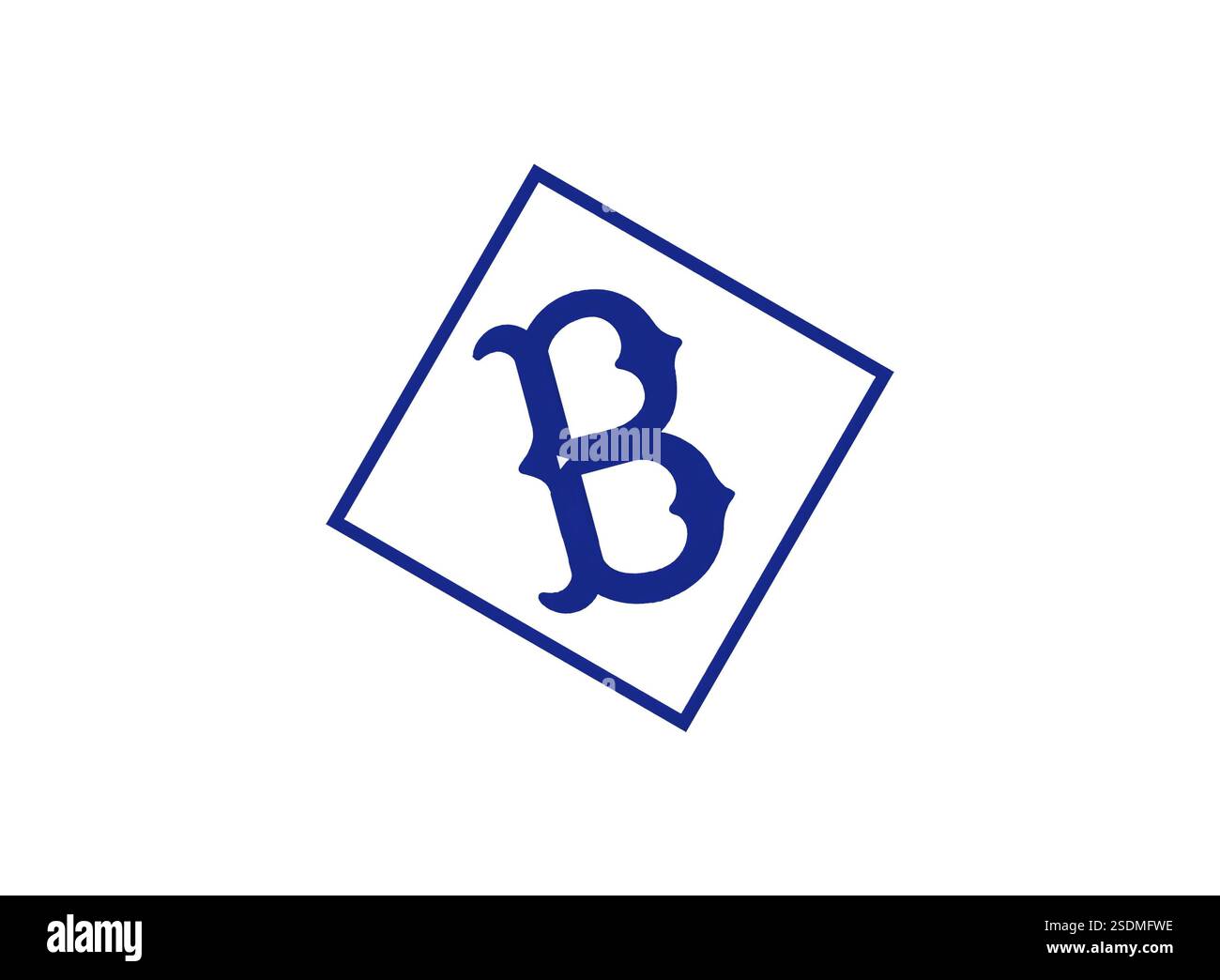 Rotated to left, Brooklyn Dodgers Logo 1912, Baseball, Old Logo from ...