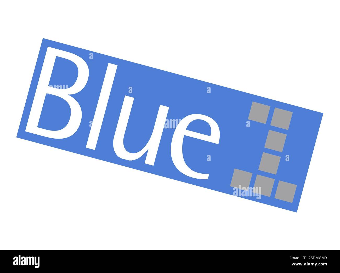 Turned to the right, Blue1 logo, airline, logo Stock Photo - Alamy