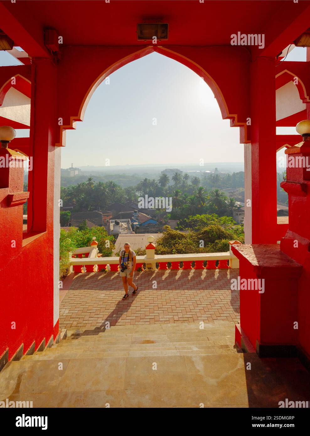 India, Goa, 8 March 2017. Maruti Temple (Hanuman Temple) in Panjim ...