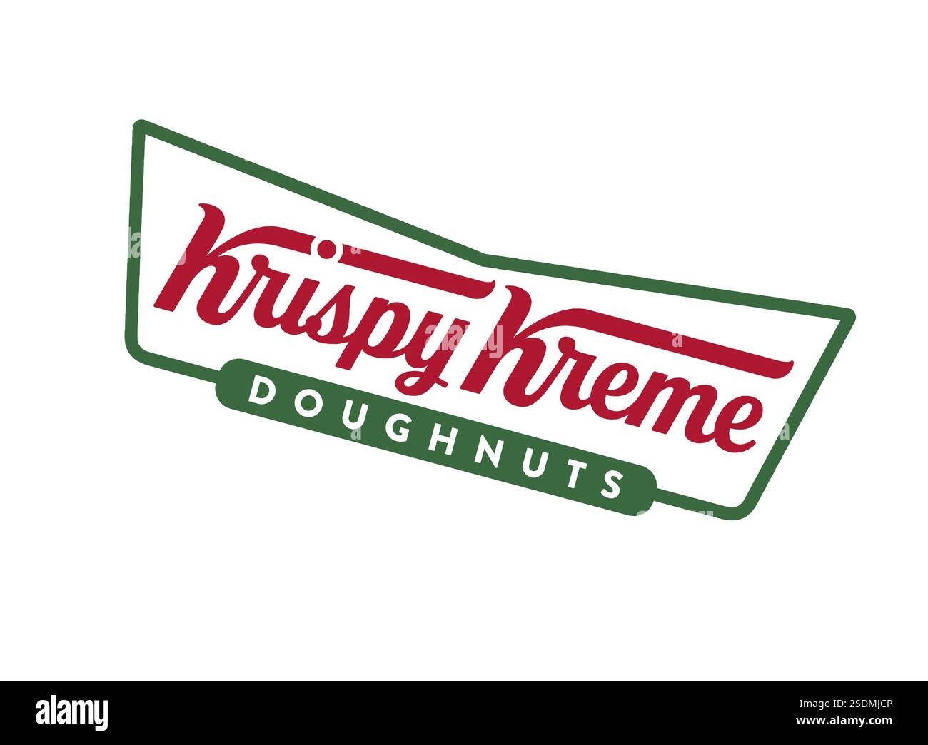 Rotated to right, Krispy Kreme Logo, Food, Logo Stock Photo - Alamy