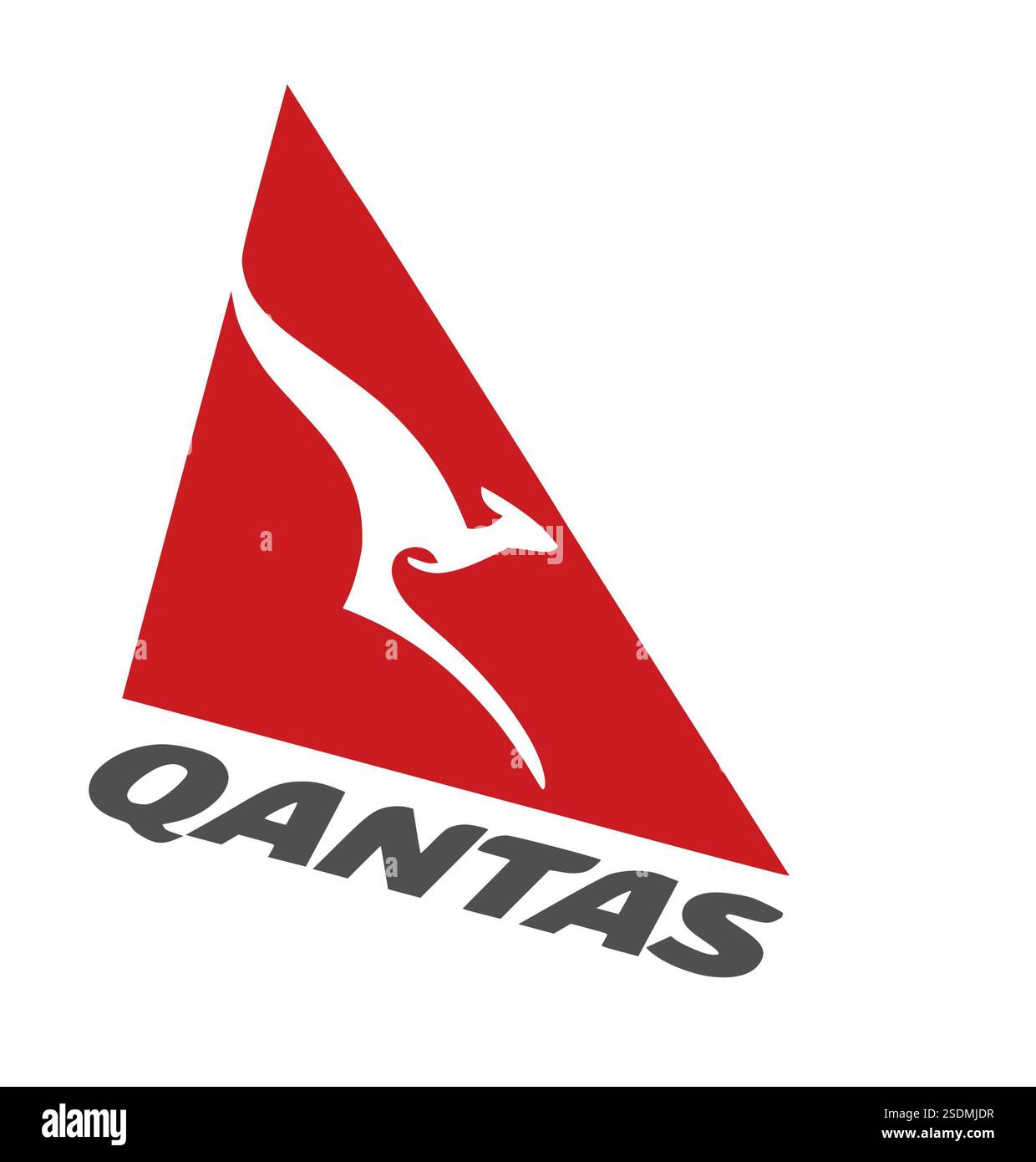 Rotated to right, Logo Qantas, Airline, Logo Stock Photo - Alamy