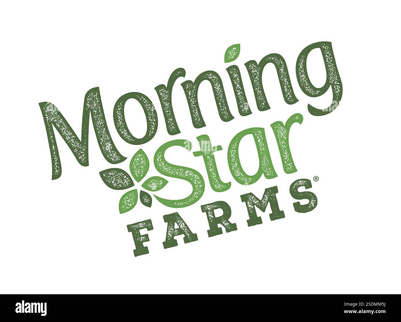 Nach links gedreht, MorningStar Logo, Industrie, Logo Stock Photo - Alamy