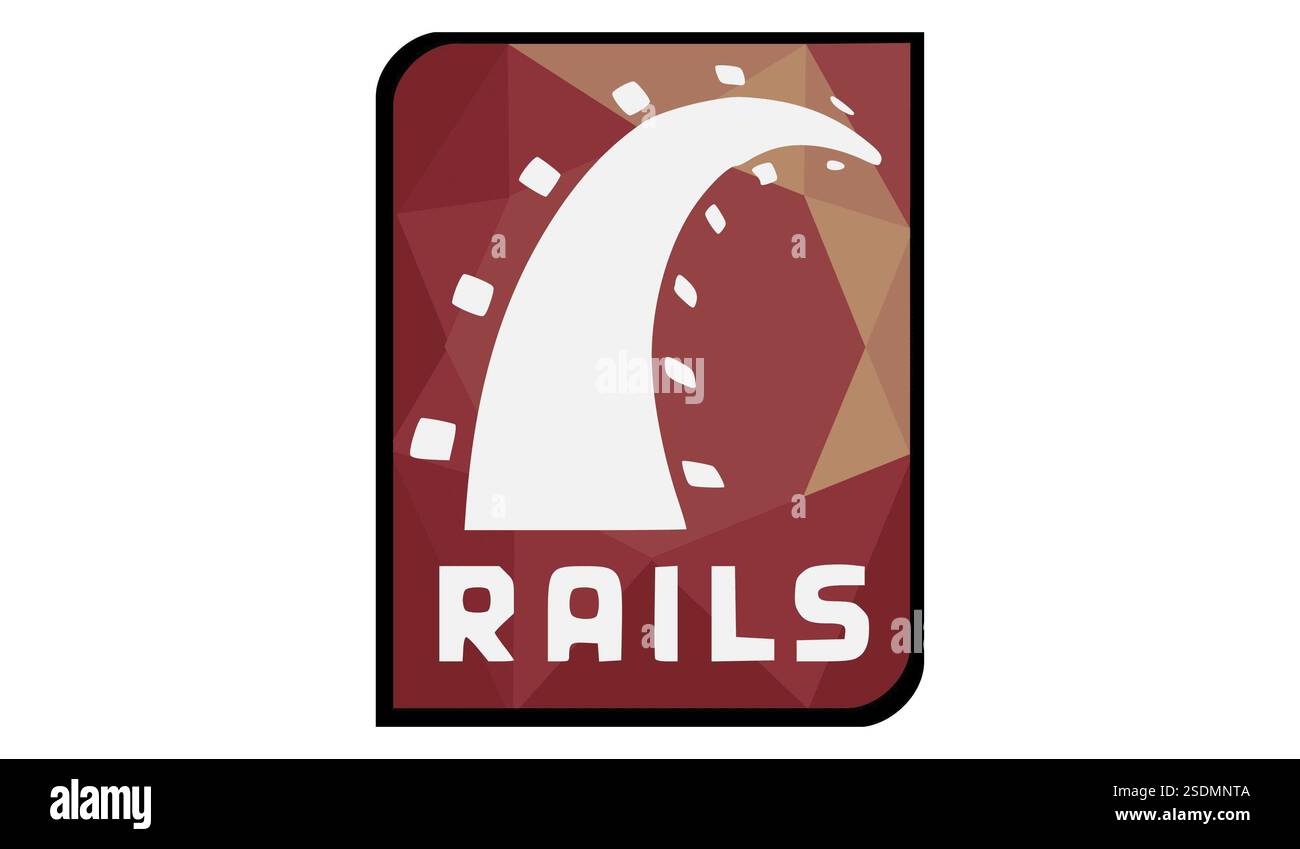 Ruby on Rails Logo 2004, Software, Old Logo from 2004 Stock Photo - Alamy