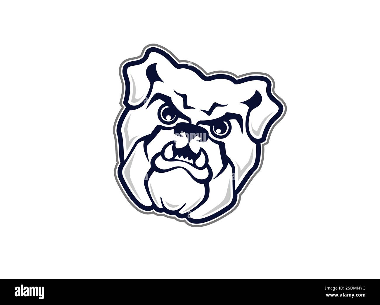 Rotated to right, Butler Bulldogs Logo Dog, Logo Stock Photo - Alamy