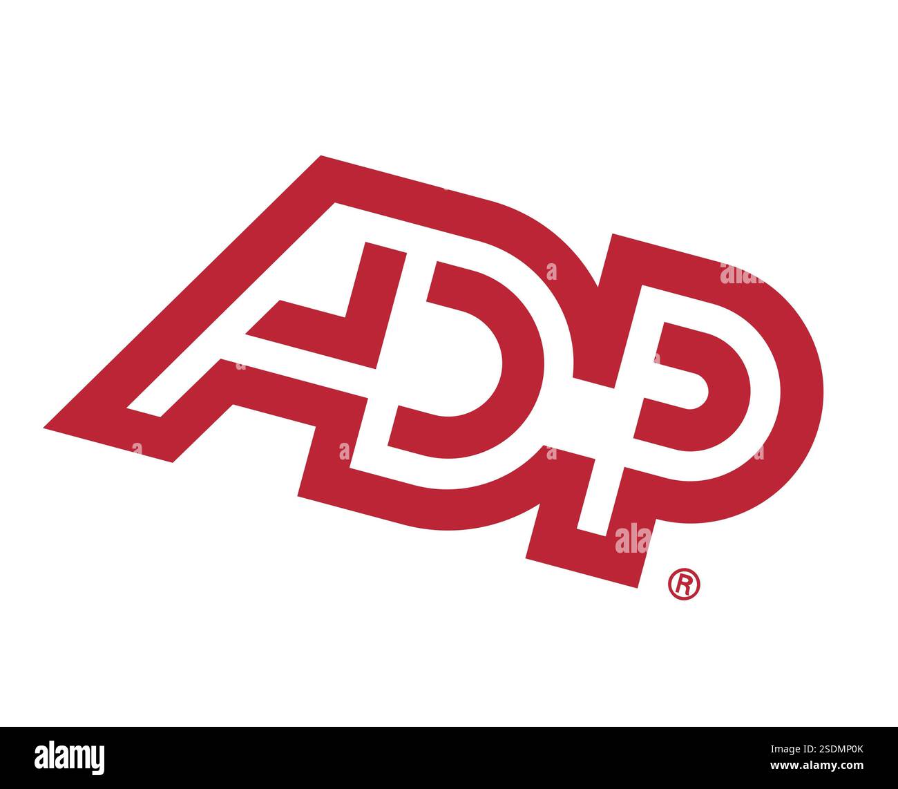 Rotated to right, ADP logo, Organization, Logo Stock Photo - Alamy