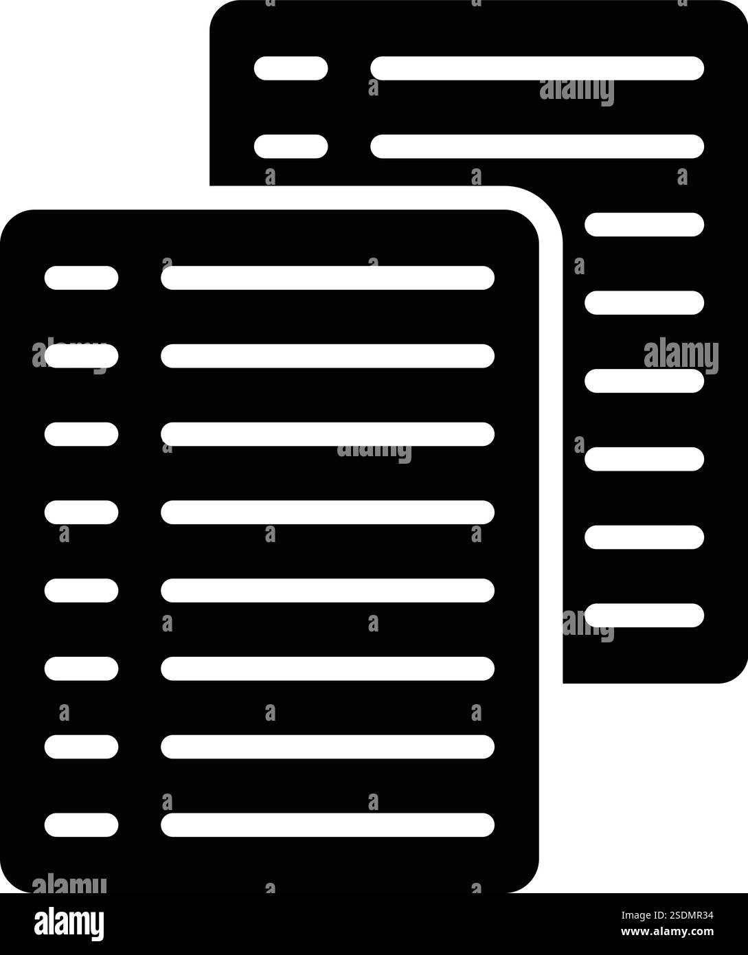 Paper Vector Icon Design Illustration Stock Vector Image & Art - Alamy