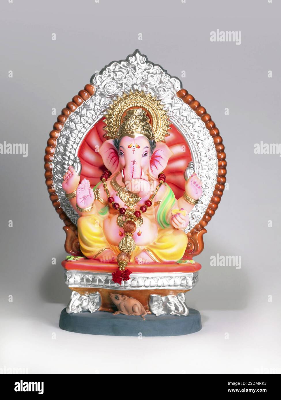 God Ganpati Ganpati creator mounted on big rat on procession of Ganesh ...