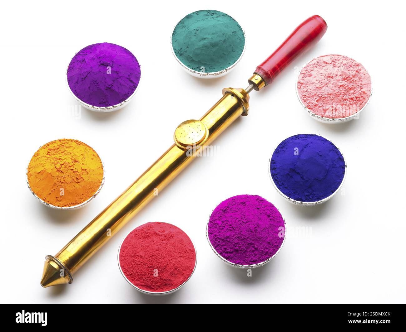 Indian people celebrating holi festival Cut Out Stock Images & Pictures ...