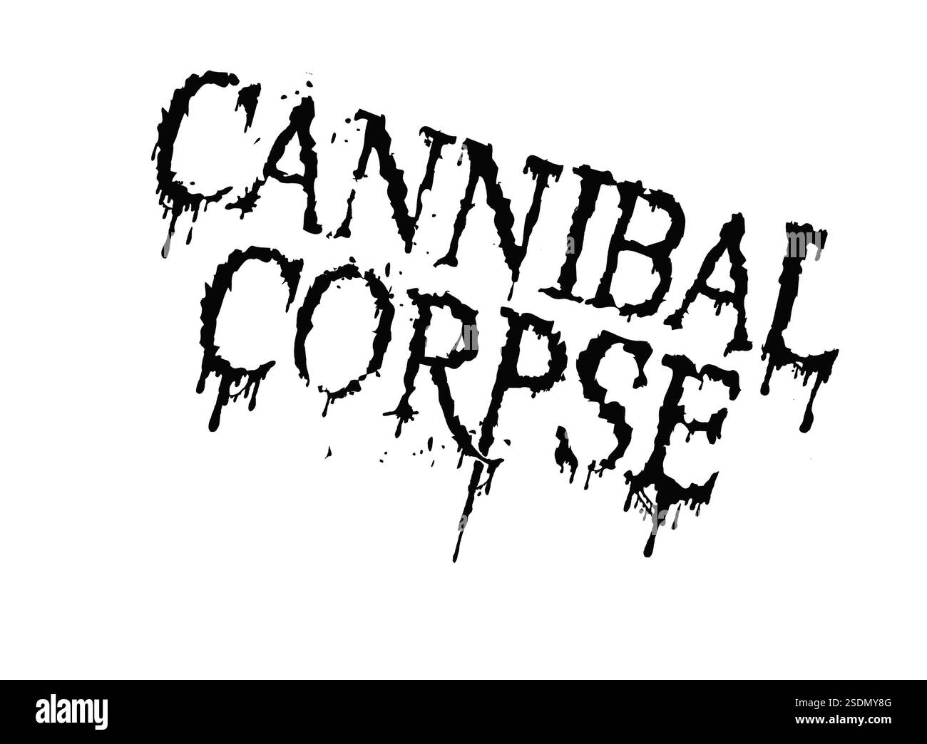Rotated to right, Cannibal Corpse Logo, Logo Stock Photo - Alamy