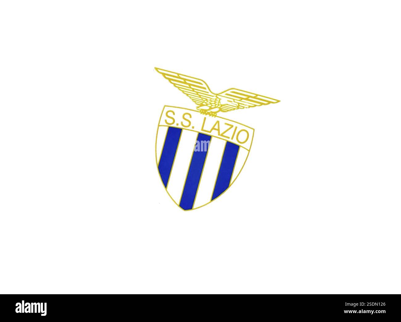 Rotated to right, Lazio 1958, Soccer, Historic Logo from 1958 Stock ...