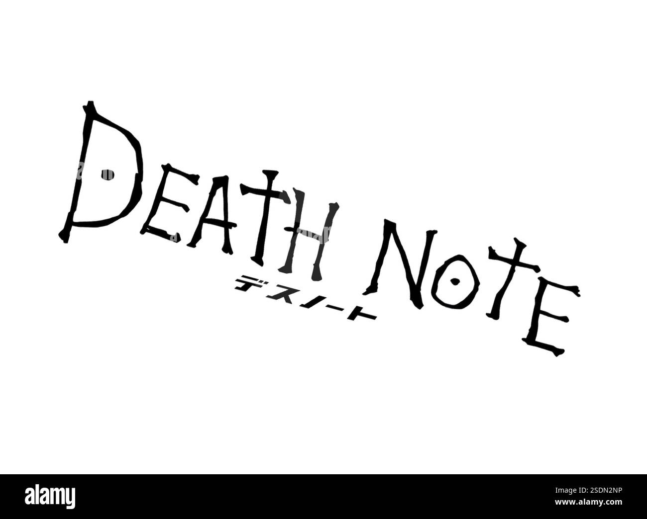 Rotated to right, Death Note Logo, Logo Stock Photo - Alamy