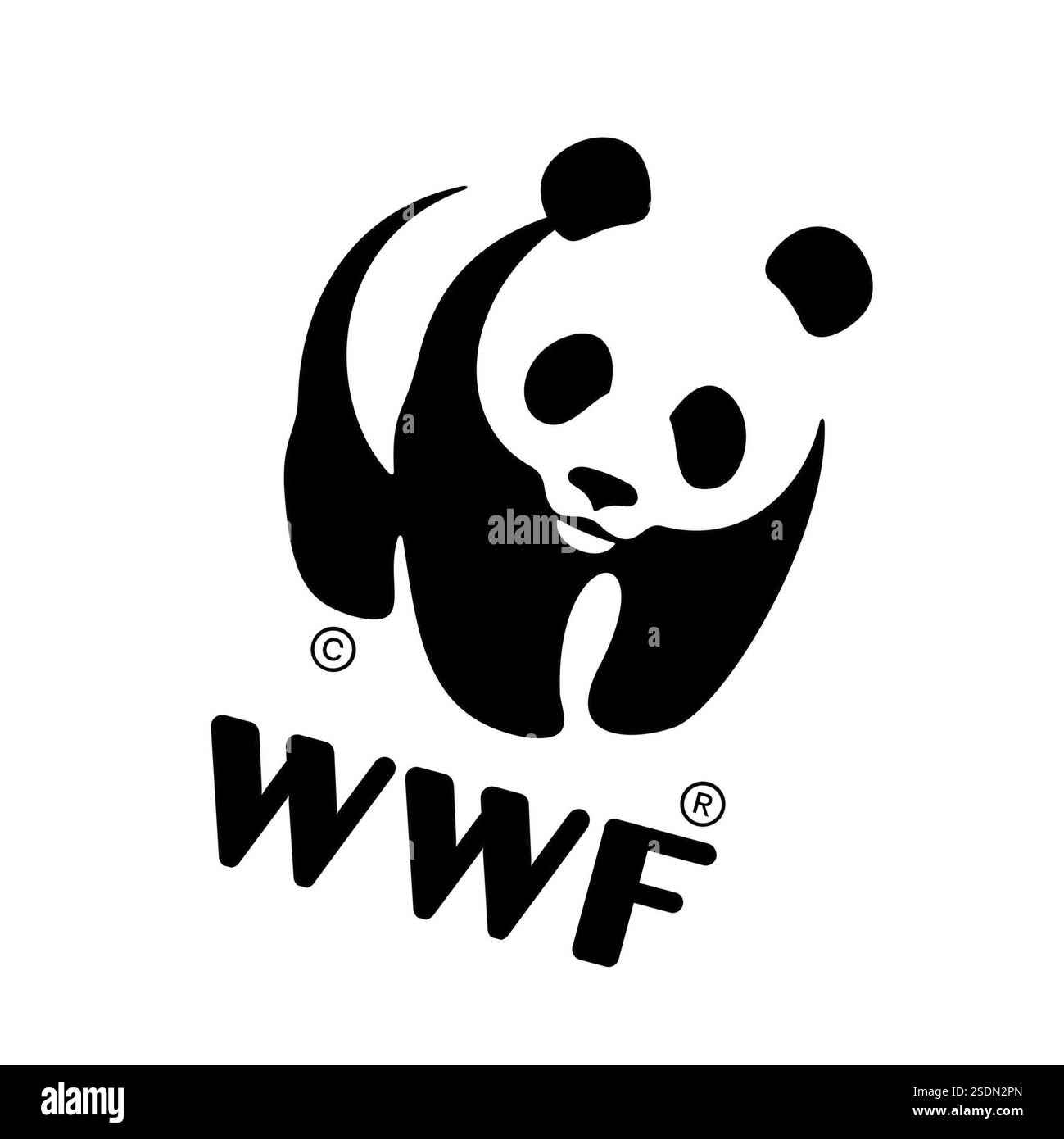 Rotated to right, Color WWF, Organization, Logo Stock Photo - Alamy