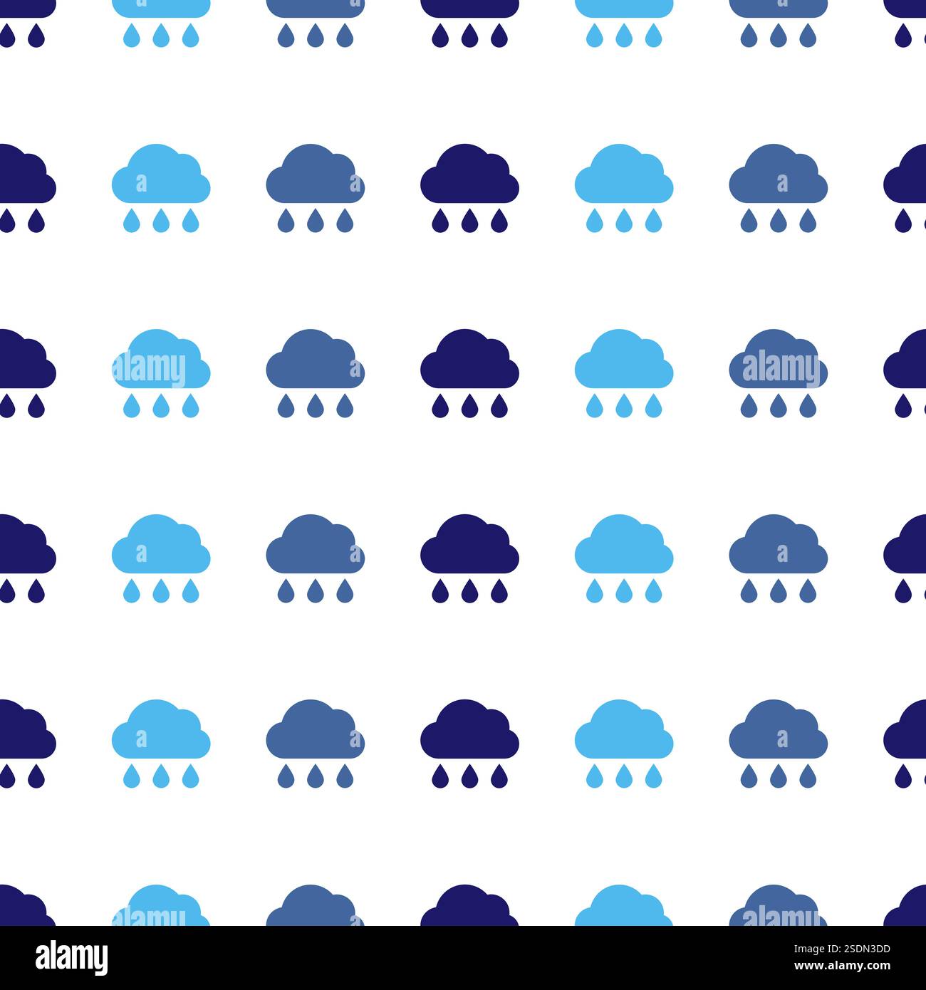 Vector illustration cartoon clouds thunder hi-res stock photography and ...
