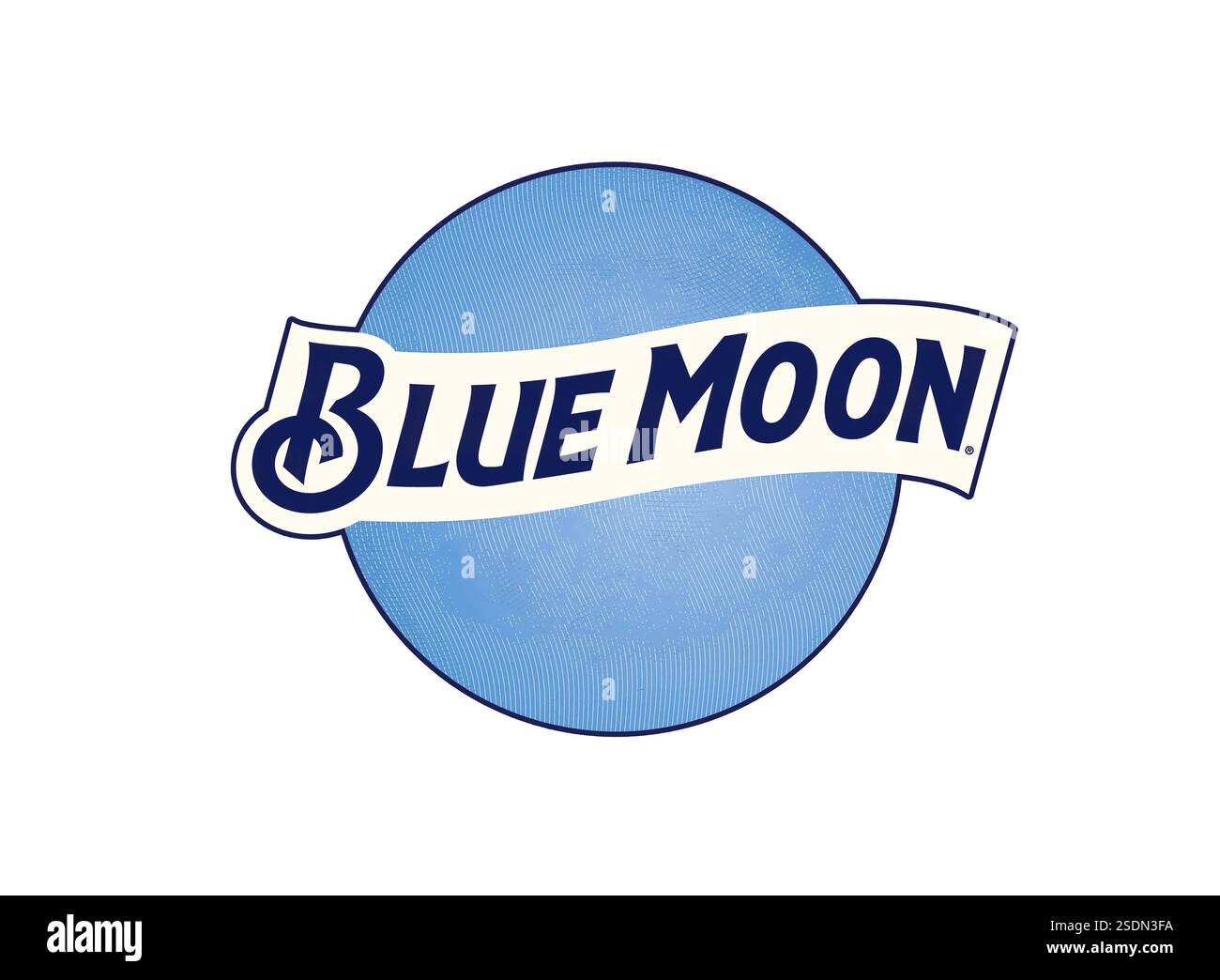 Blue moon logo hi-res stock photography and images - Alamy