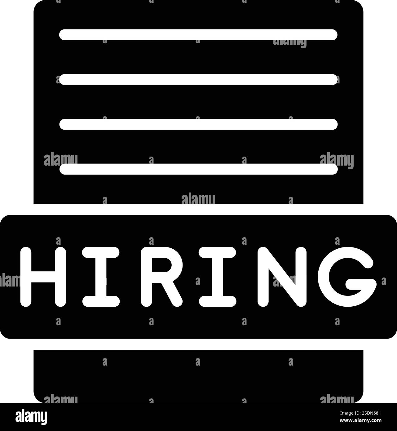 Vector hiring icon hi-res stock photography and images - Alamy