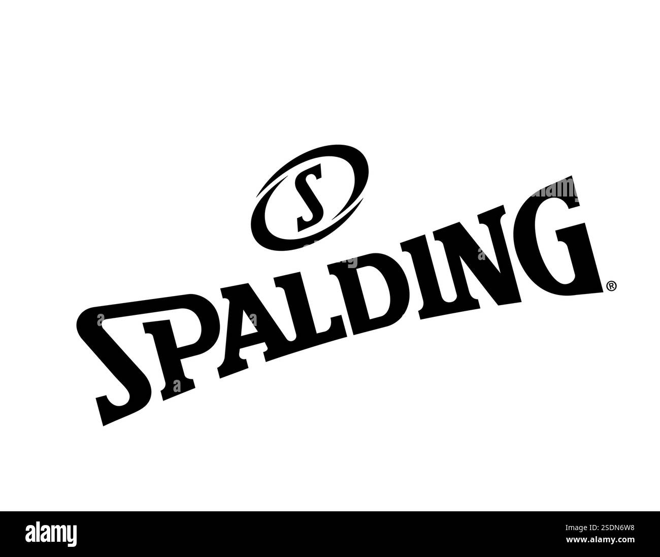 Nach links gedreht, Spalding Logo, Andere Unternehmen, Logo Stock Photo ...