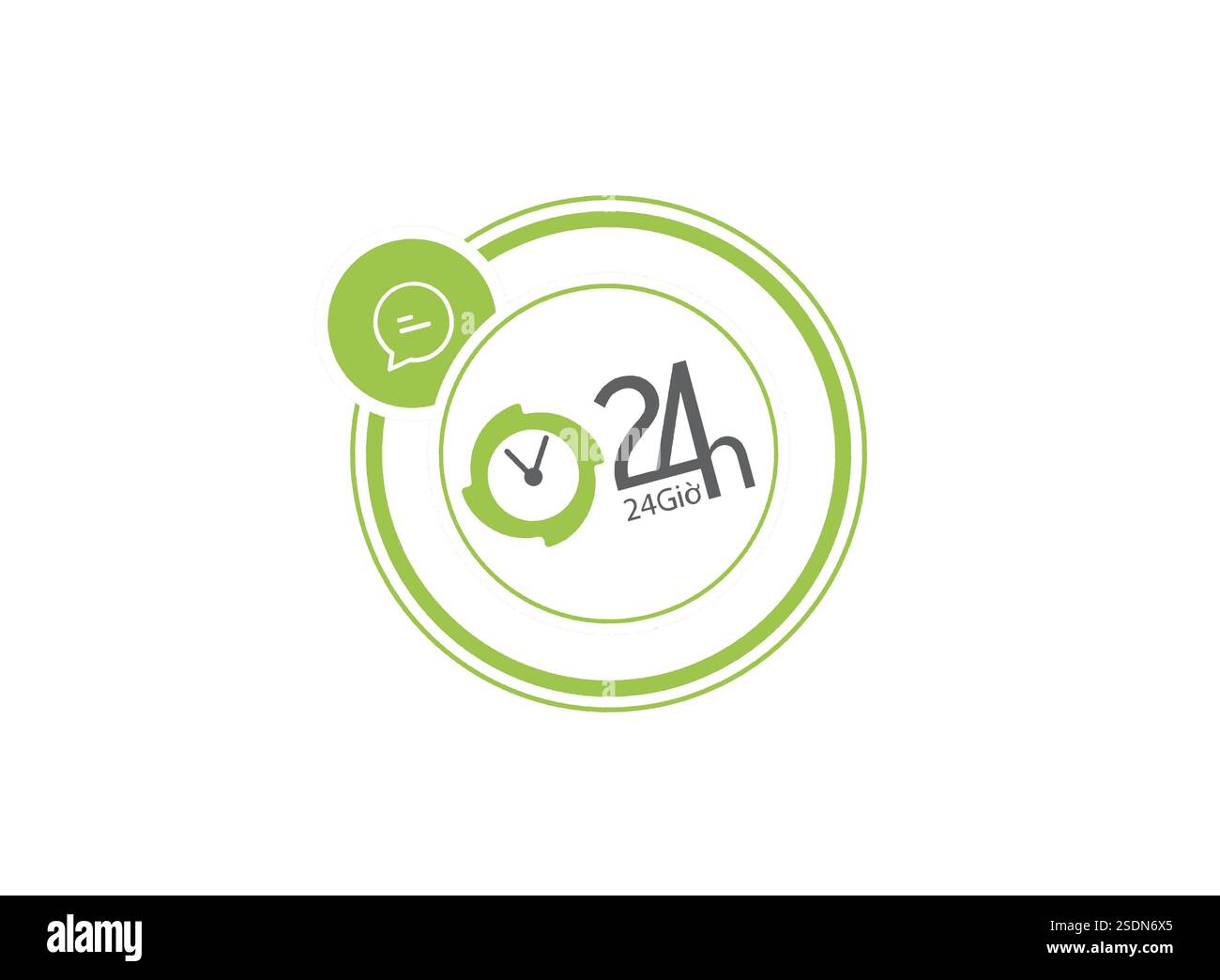 Turned to the left, 24h.com .vn emblem, Internet, logo Stock Photo - Alamy
