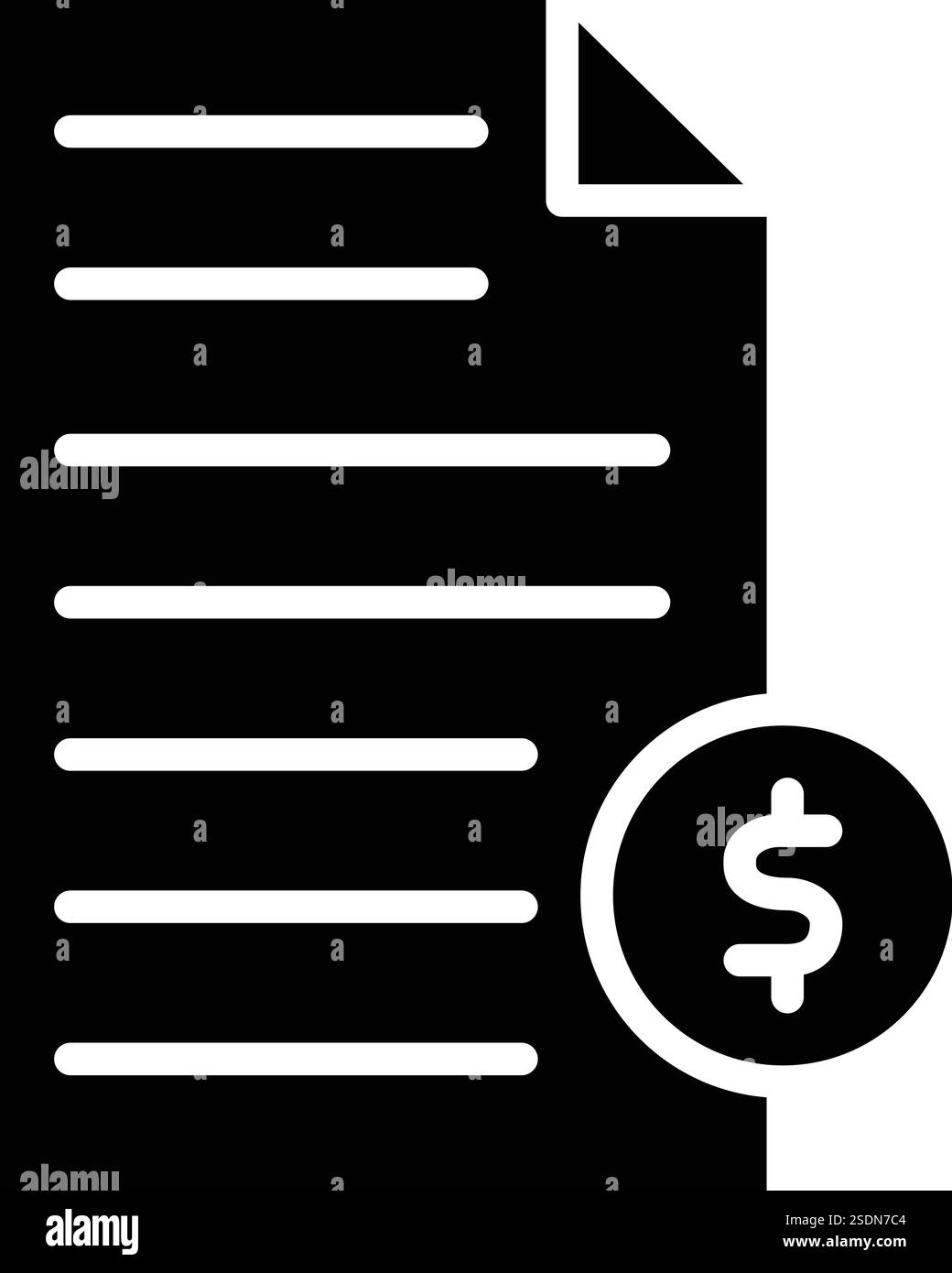 Financial statement icon Black and White Stock Photos & Images - Alamy
