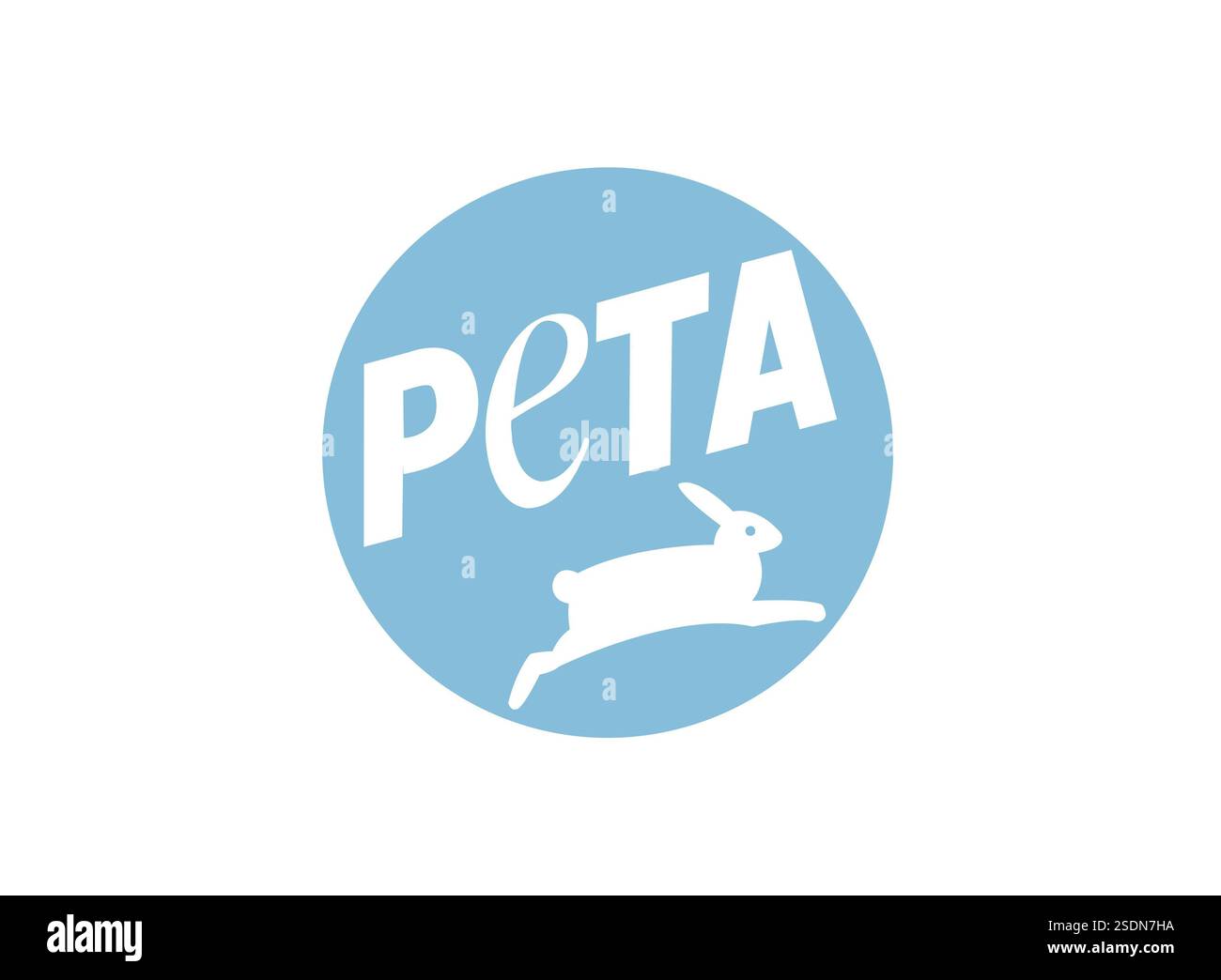 Rotated to left, Peta logo, Organisation, Logo Stock Photo - Alamy