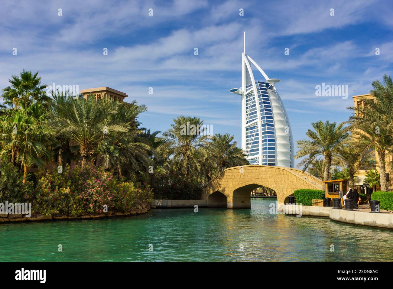 DUBAI, UAE - NOVEMBER 15: View of the hotel Burj Al Arab from Souk ...