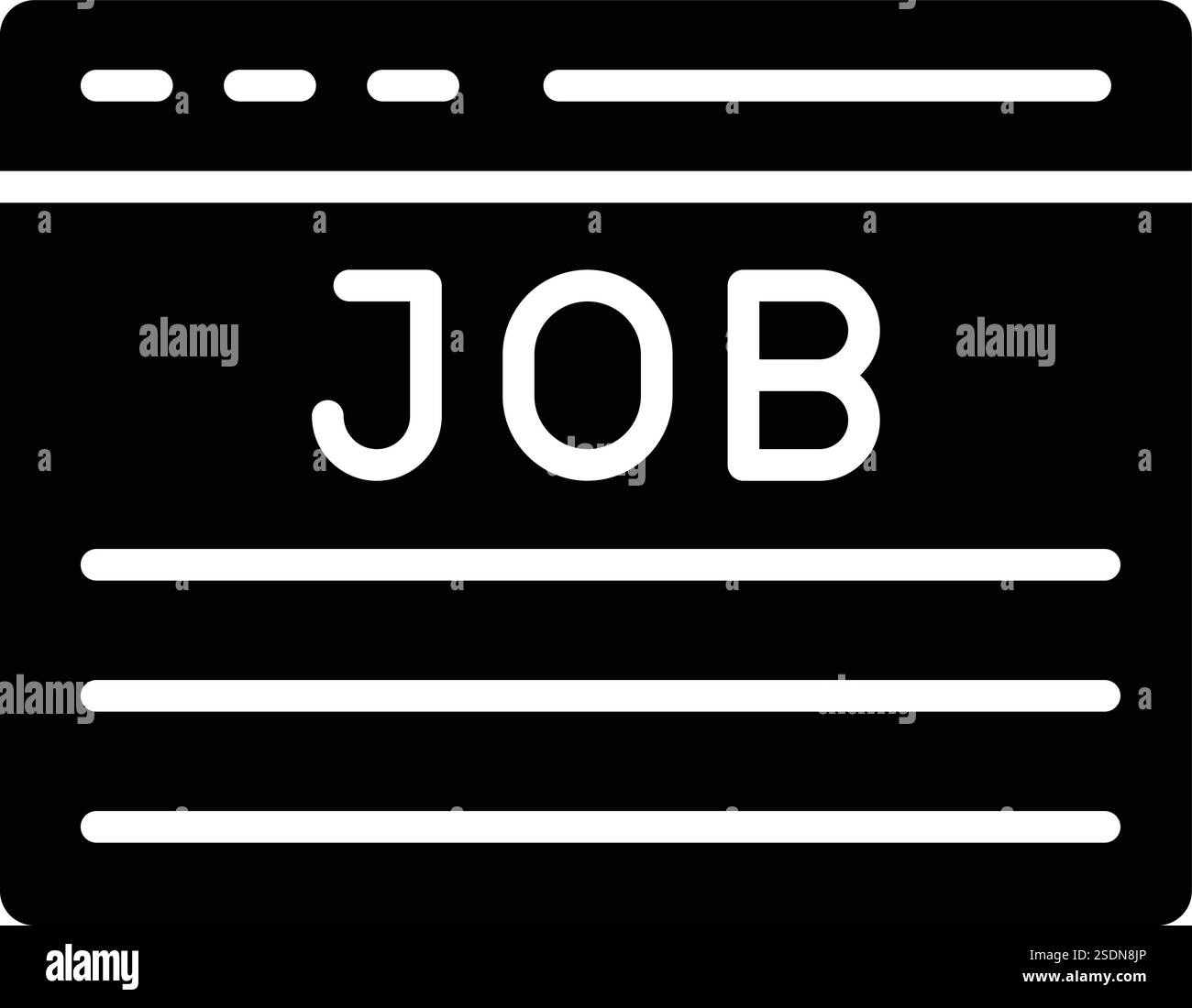 Job search vector web Black and White Stock Photos & Images - Alamy
