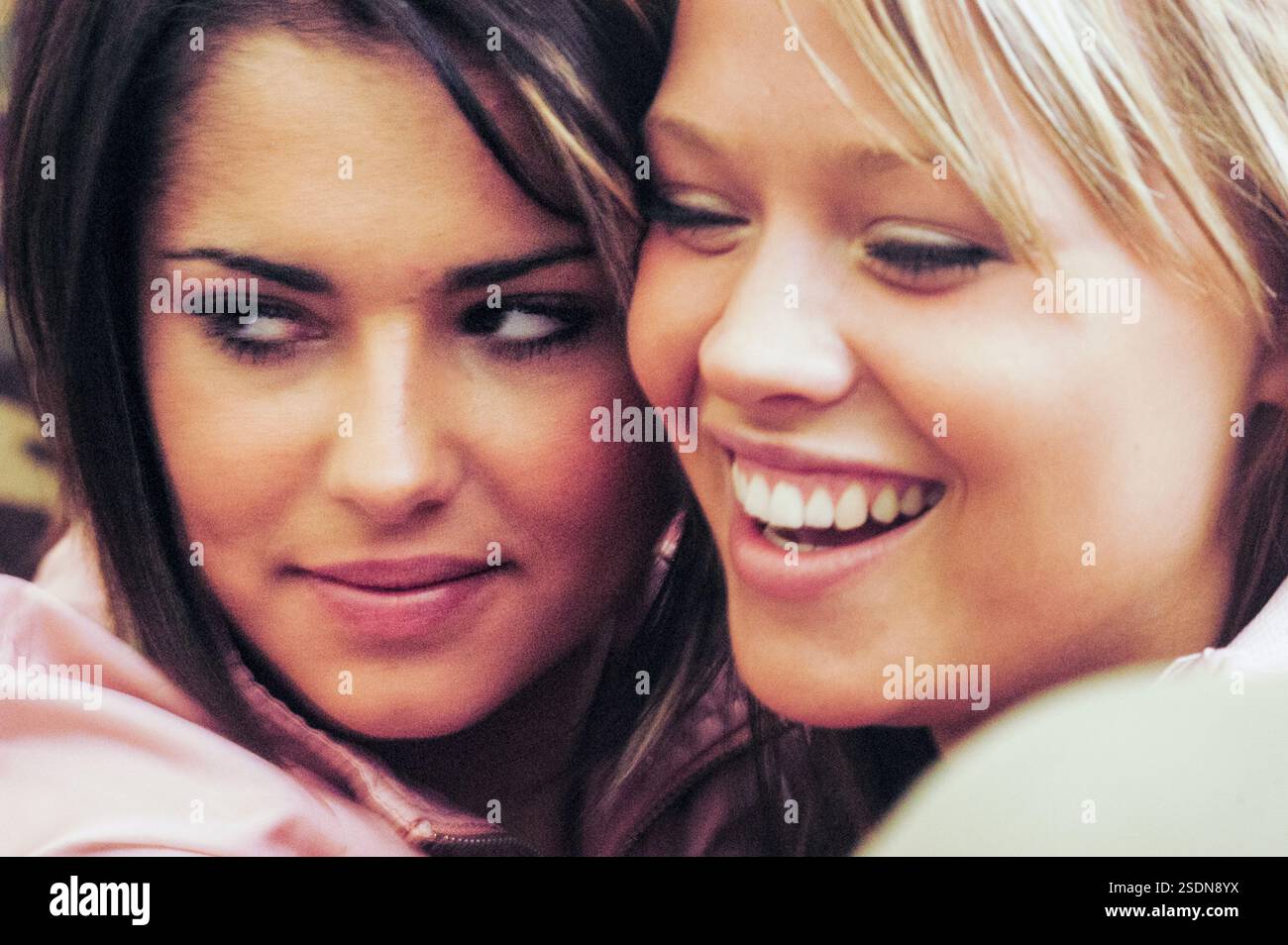 GIRLS ALOUD, FIRST UK TOUR, 2003: L-R: Cheryl Tweedy and Kimberley ...