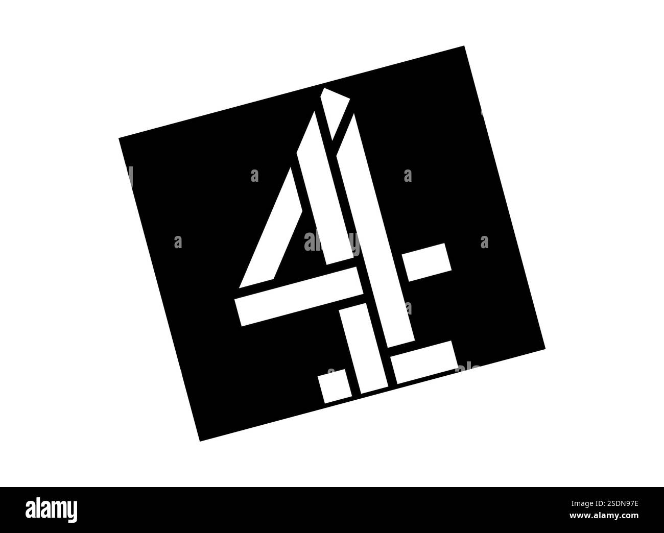 Rotated to left, Channel 4 Logo 1999, Media & TV, Old Logo from 1999 ...