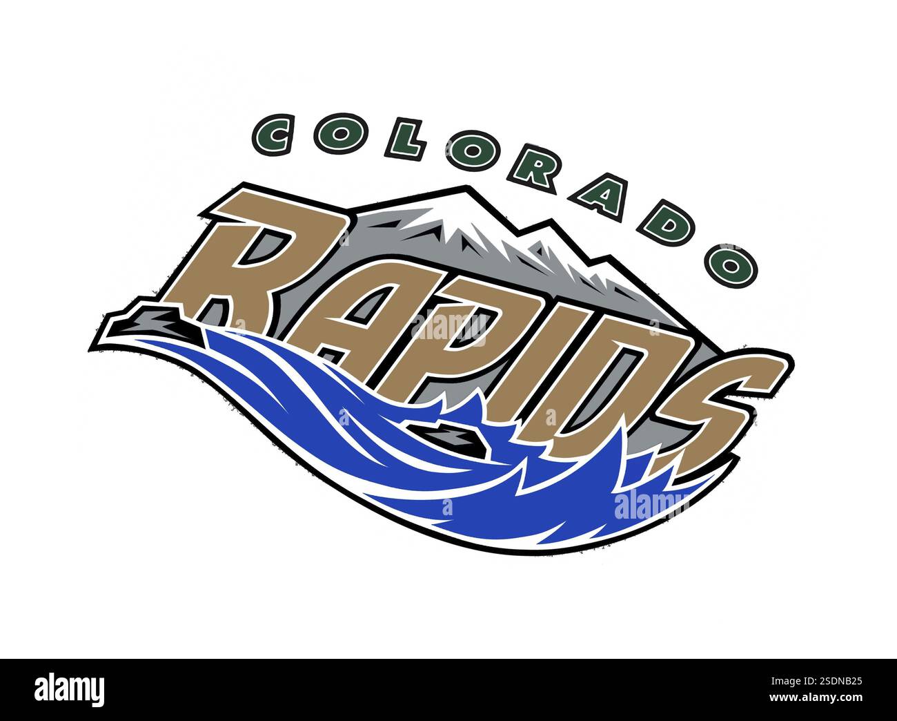 Rotated to right, Colorado Rapids 1996, Soccer, Old Logo from 1996 ...
