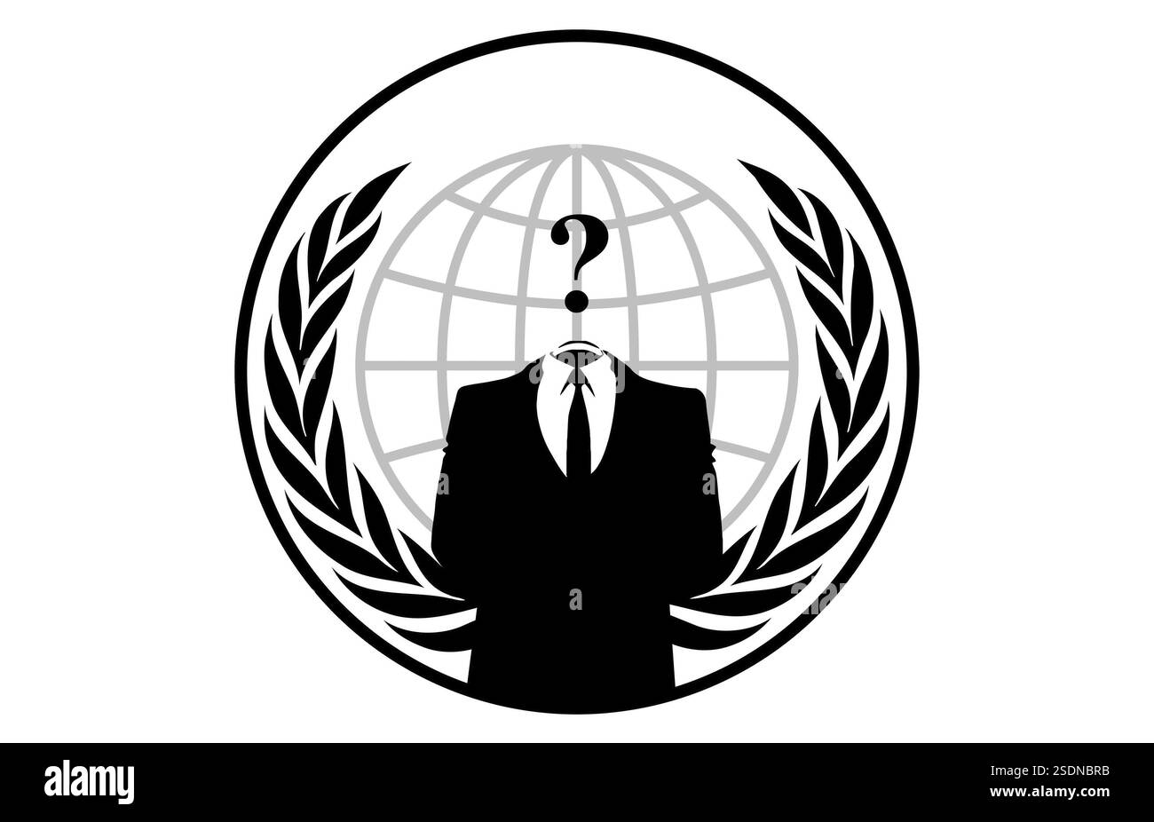 Anonymous Logo, Organization, Logo Stock Photo - Alamy