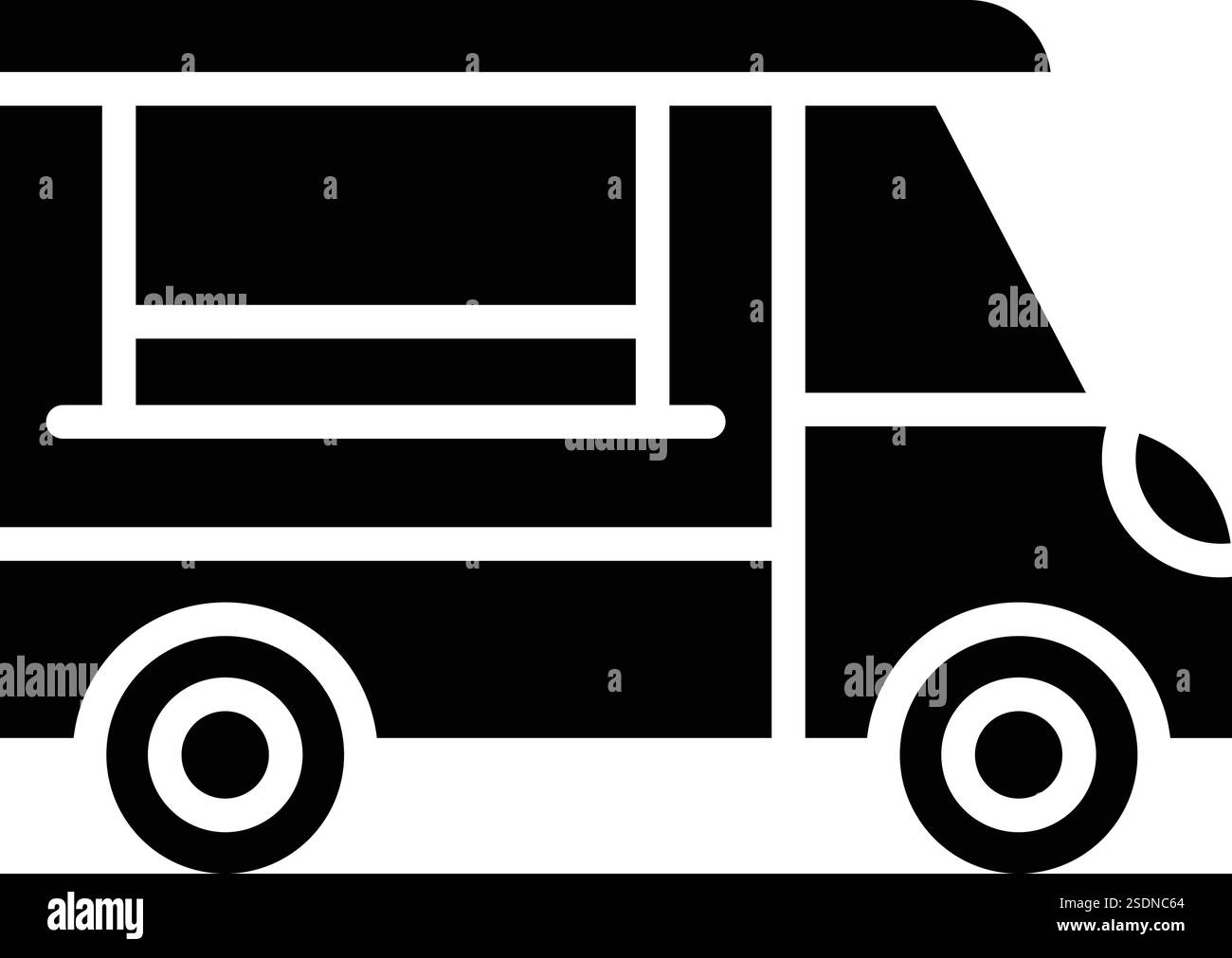 Coffee Truck Vector Icon Design Illustration Stock Vector Image & Art ...