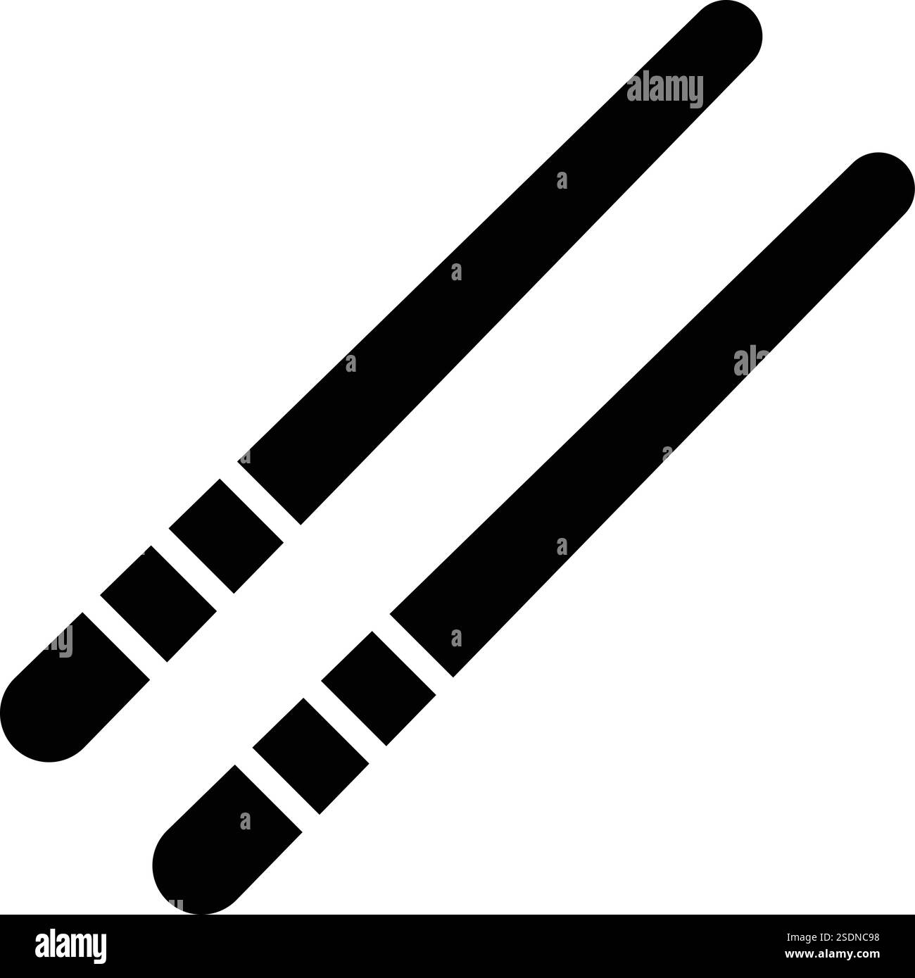 Chopsticks isolated Black and White Stock Photos & Images - Alamy