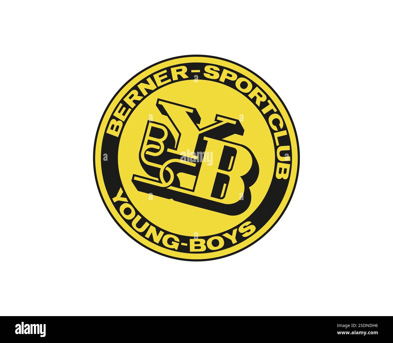 Turned to the right, Young Boys Long 1925, Football, Historical logo ...