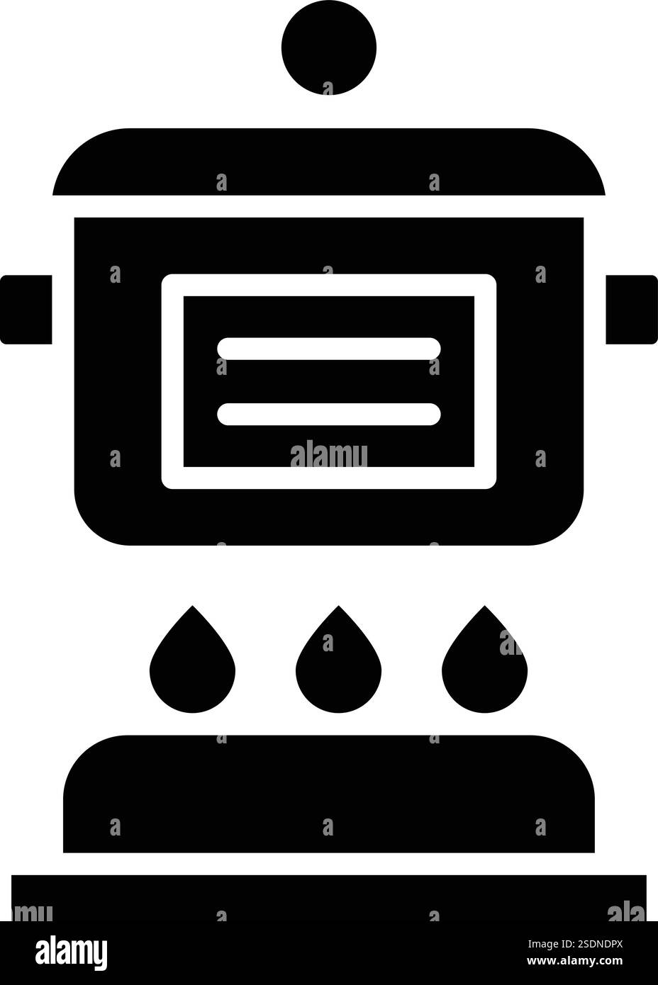 Rice vector icon flat Black and White Stock Photos & Images - Alamy