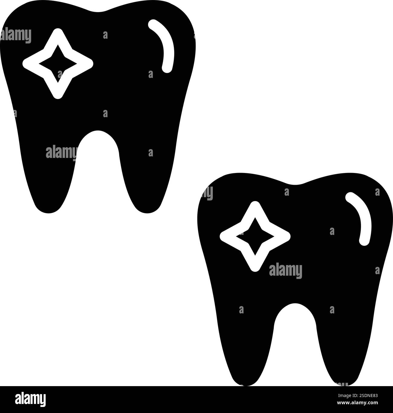 Teeth Vector Icon Design Illustration Stock Vector Image & Art - Alamy