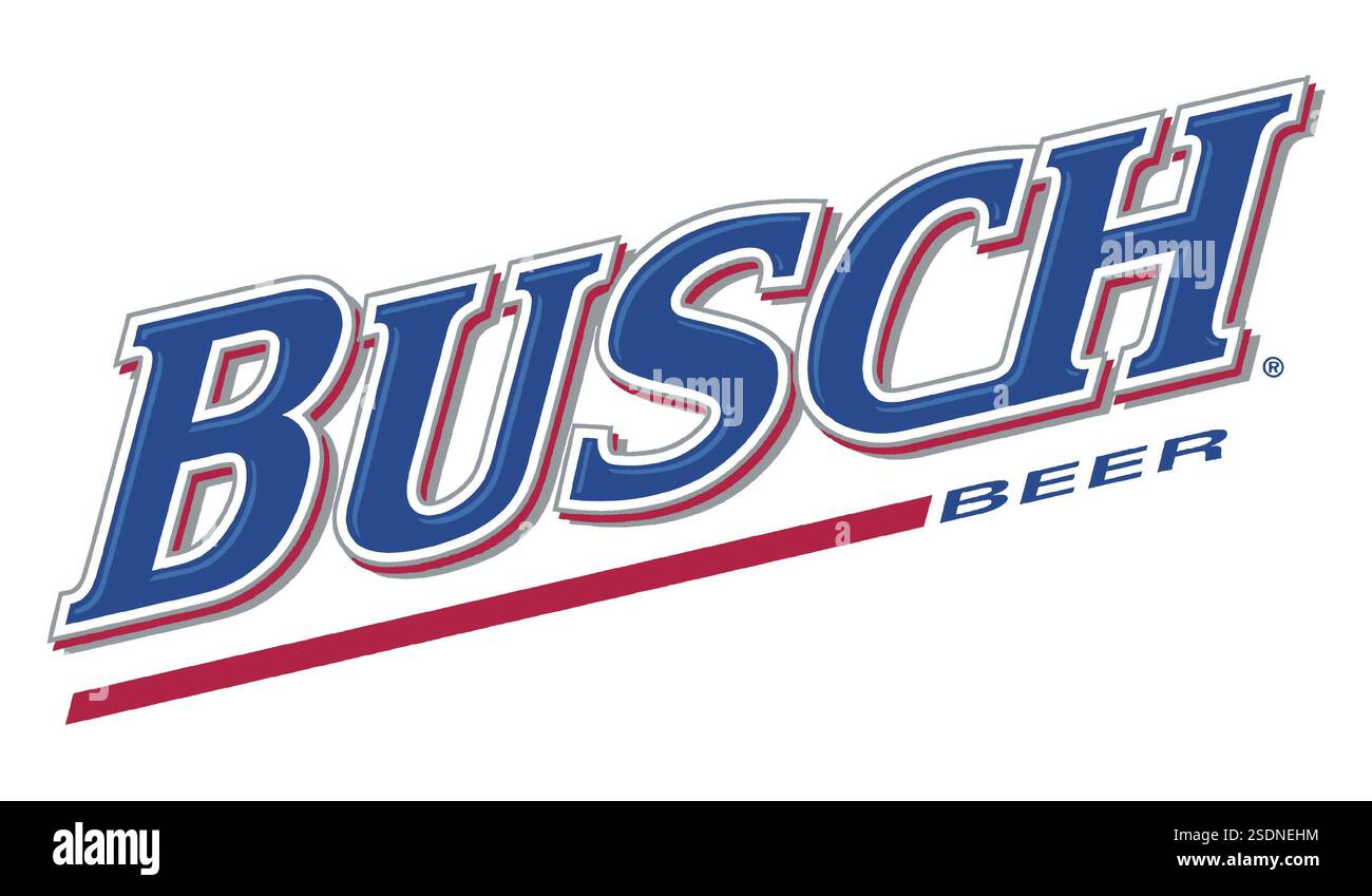 Busch Logo 1955, Drink, Old Logo from 1955 Stock Photo - Alamy