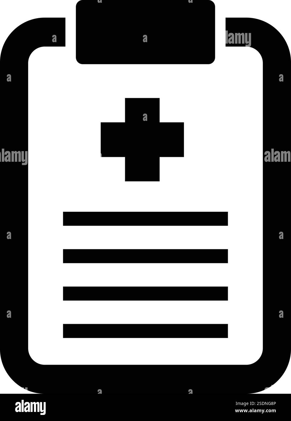 Medical list outline vector Cut Out Stock Images & Pictures - Alamy