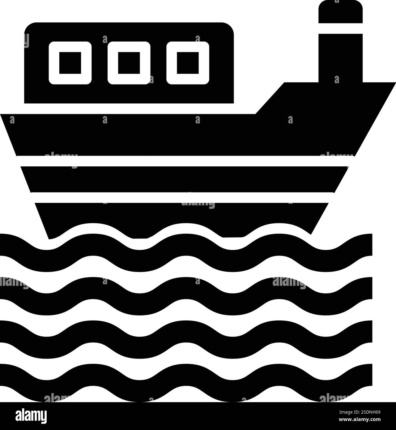 Boat icon vector vectors hi-res stock photography and images - Alamy