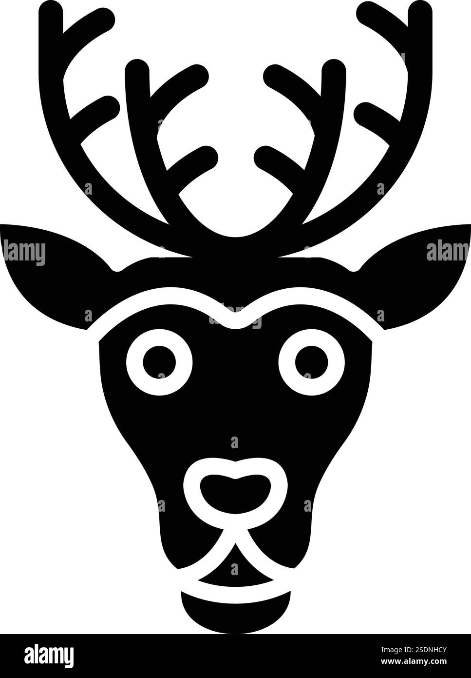 Deer 3d Black and White Stock Photos & Images - Alamy