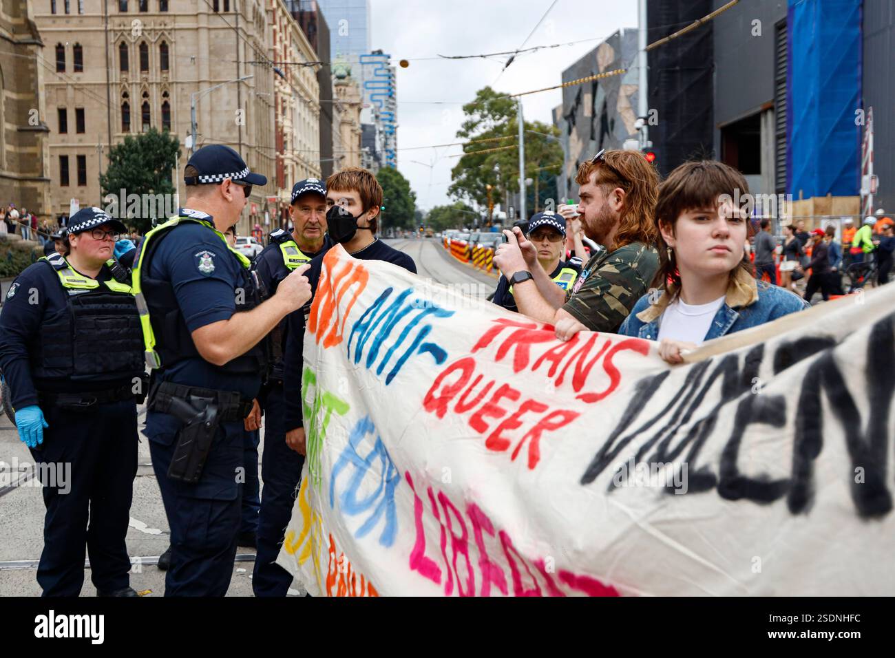 Puberty blockers protest hi-res stock photography and images - Alamy