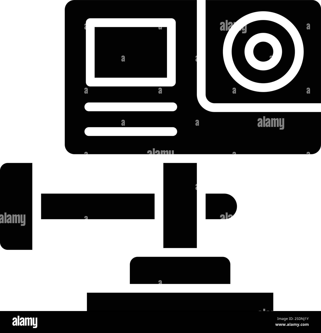 Modern action camera icons Stock Vector Images - Alamy