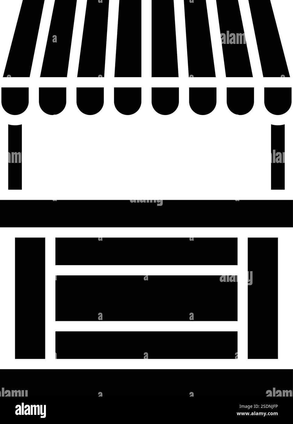 Market stall 3d illustration Stock Vector Images - Alamy