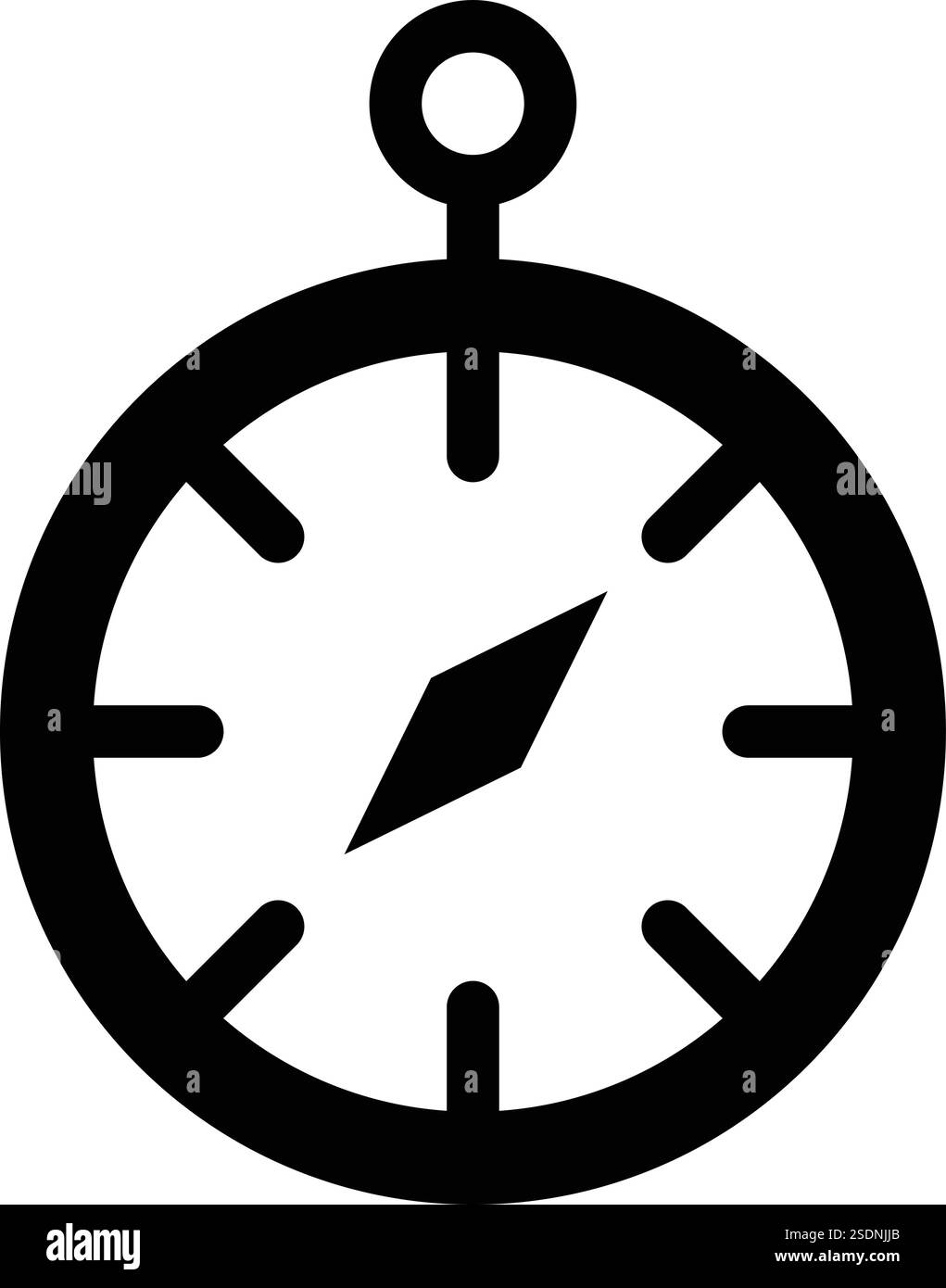 Chronometer isolated icon design Cut Out Stock Images & Pictures - Alamy