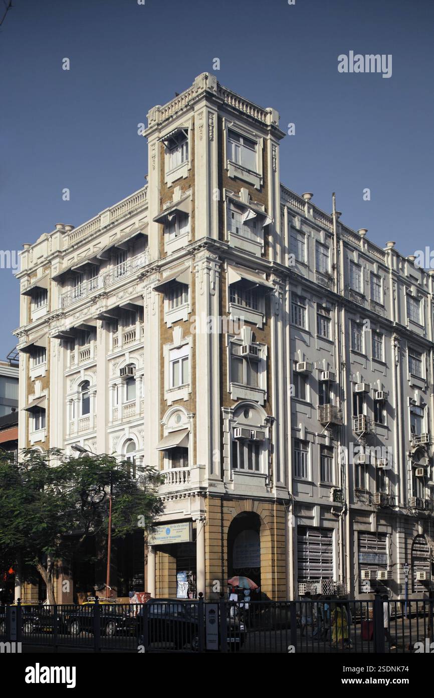 History art deco building, Bombay Mumbai, Maharashtra, India, Asia ...