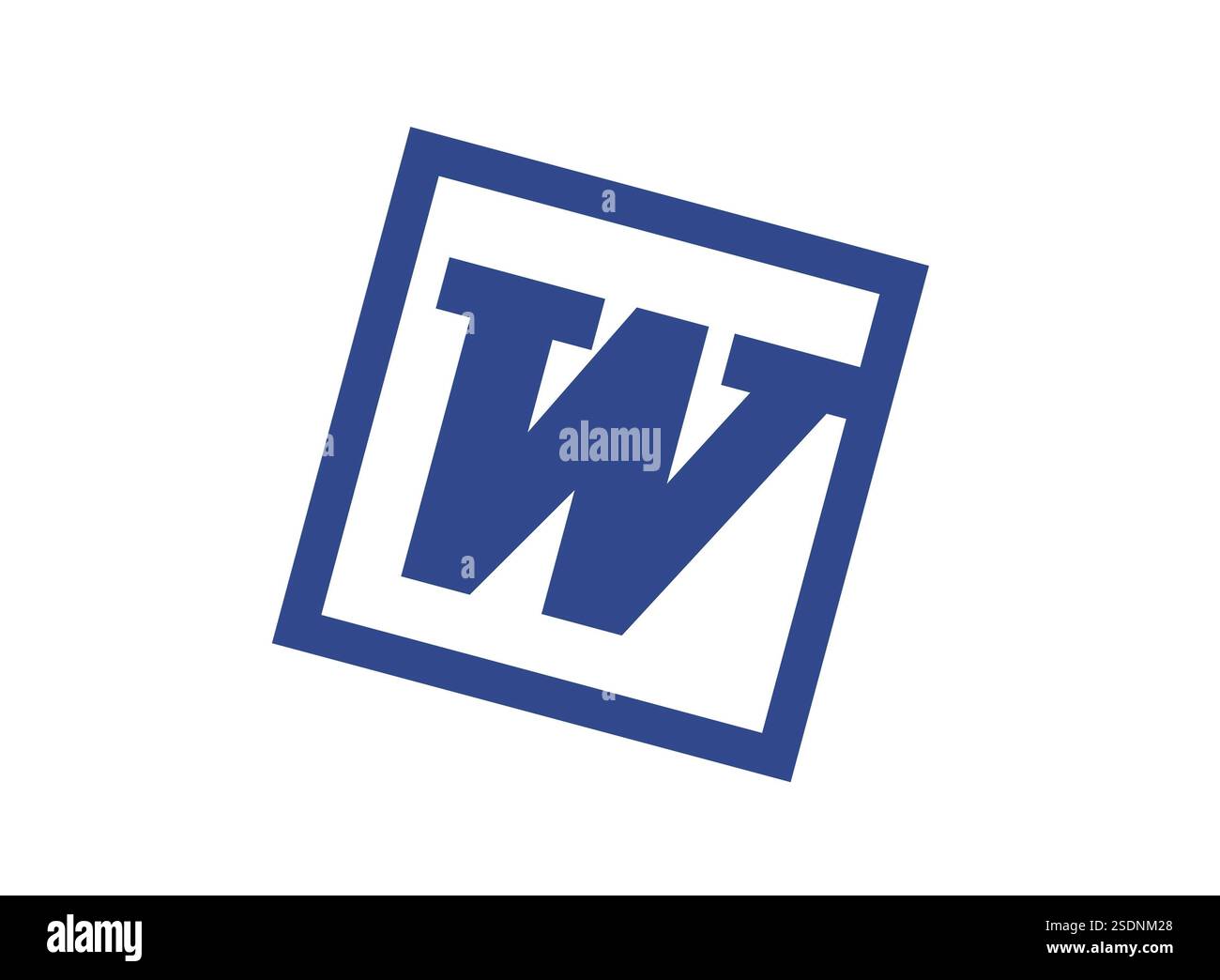 Rotated to right, Microsoft Word Logo 1999, Software, Historic Logo ...