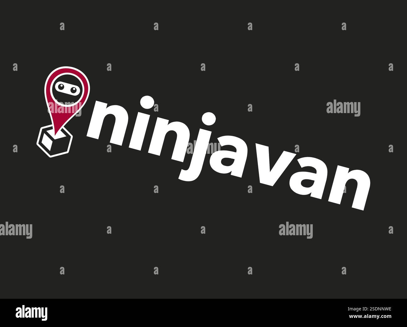 Rotated to right, Ninja Van Logo Color, Organization, Logo Stock Photo ...