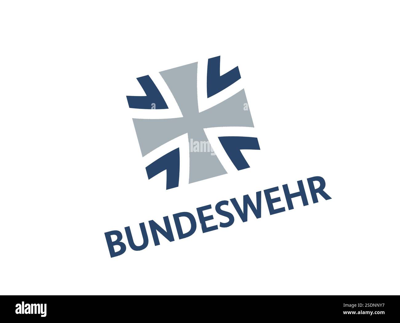 Rotated to left, Bundeswehr Logo, Logo Stock Photo - Alamy