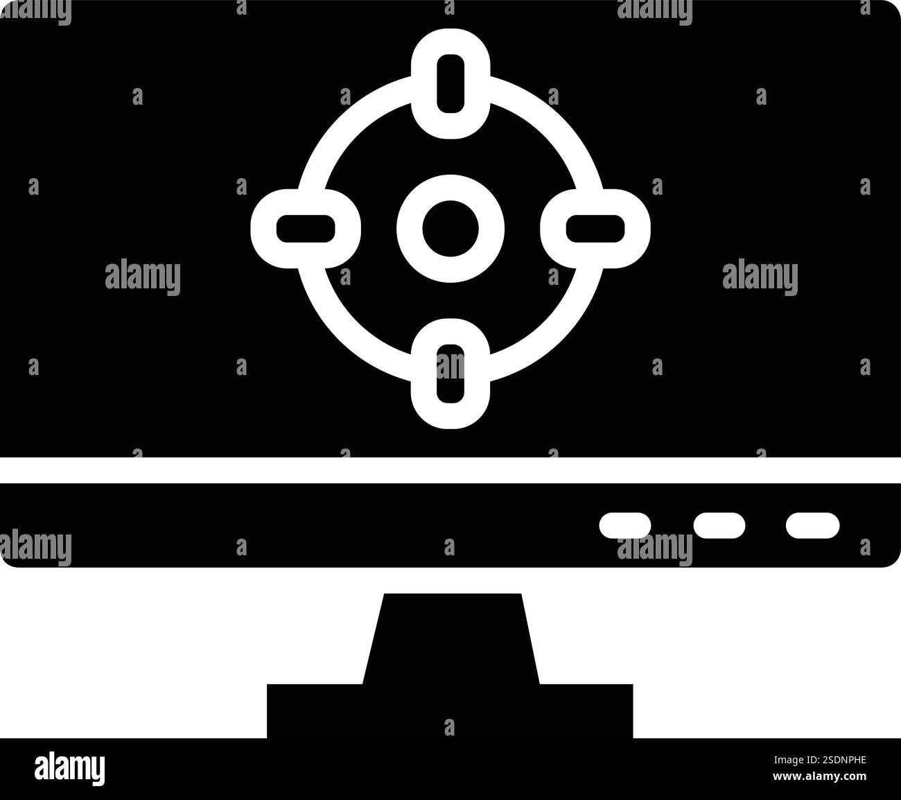 Focus Vector Icon Design Illustration Stock Vector Image & Art - Alamy