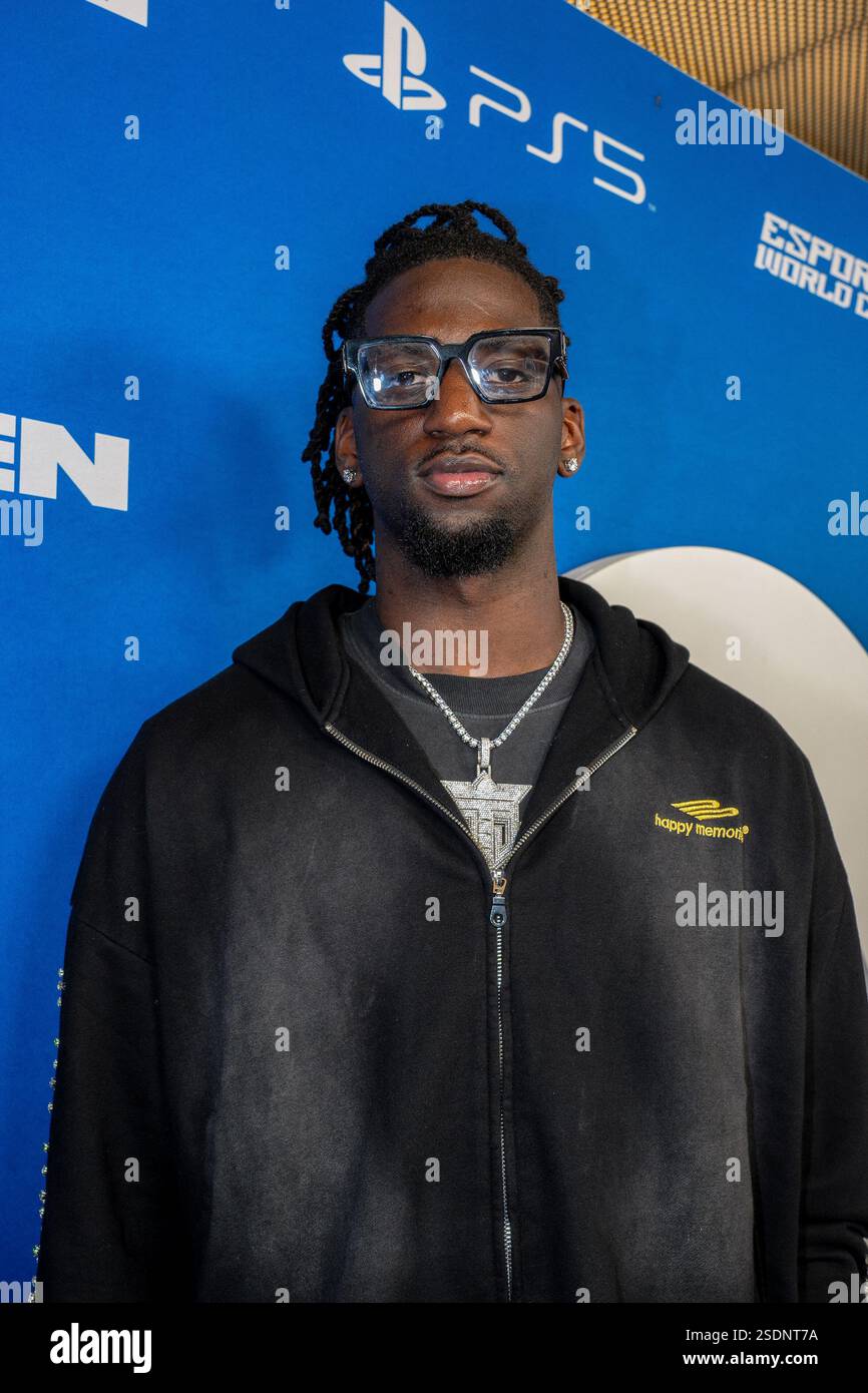 Brian Thomas Jr. attends the EA Sports Madden Bowl party on Friday, Feb ...
